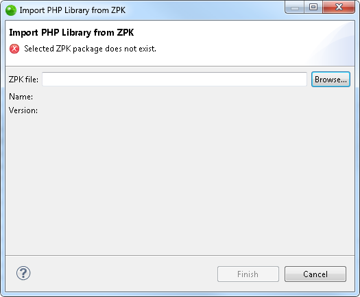Importing Libraries- Zend Studio 13
